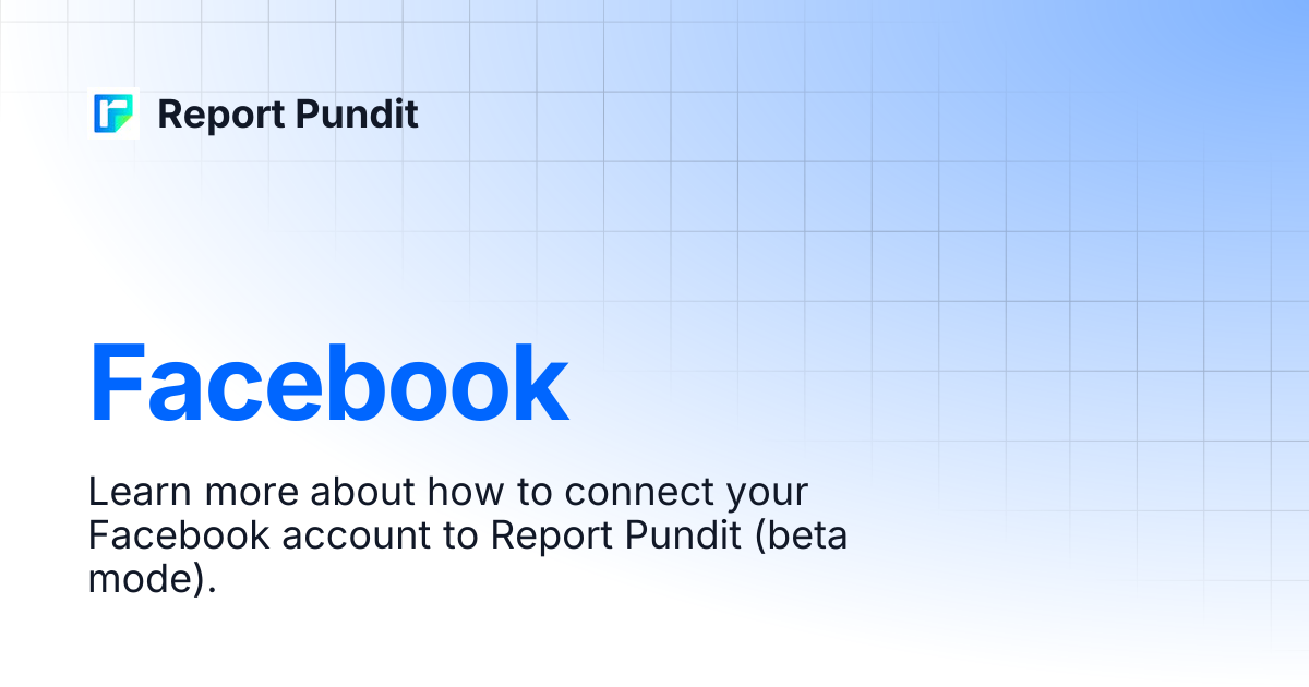 Facebook | Report Pundit