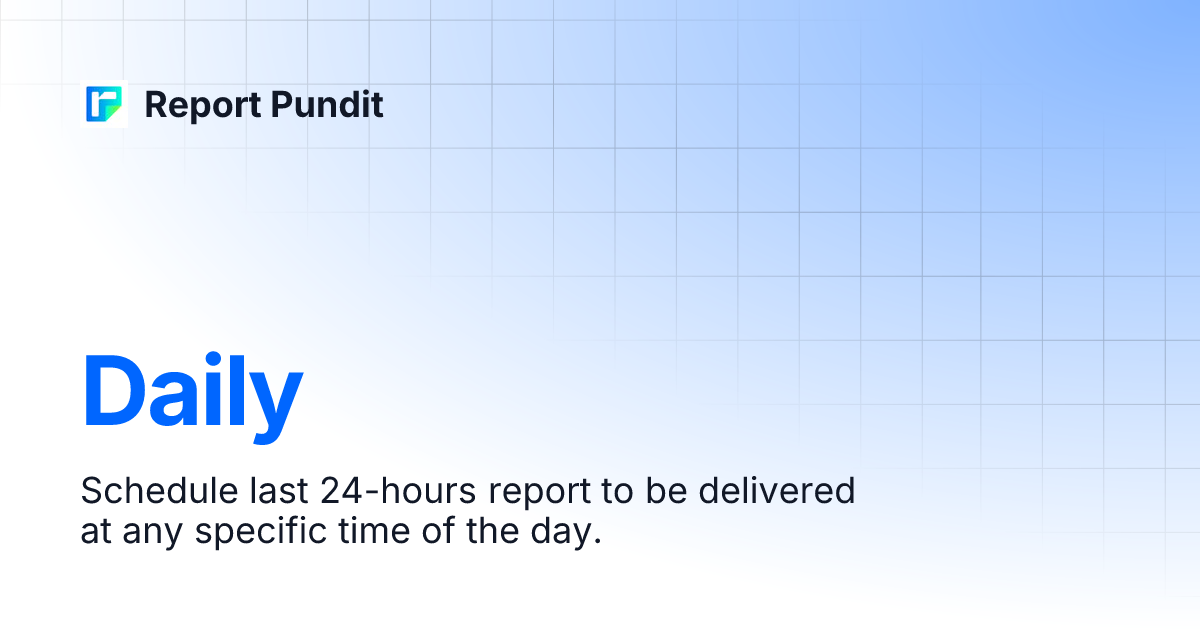 Daily | Report Pundit